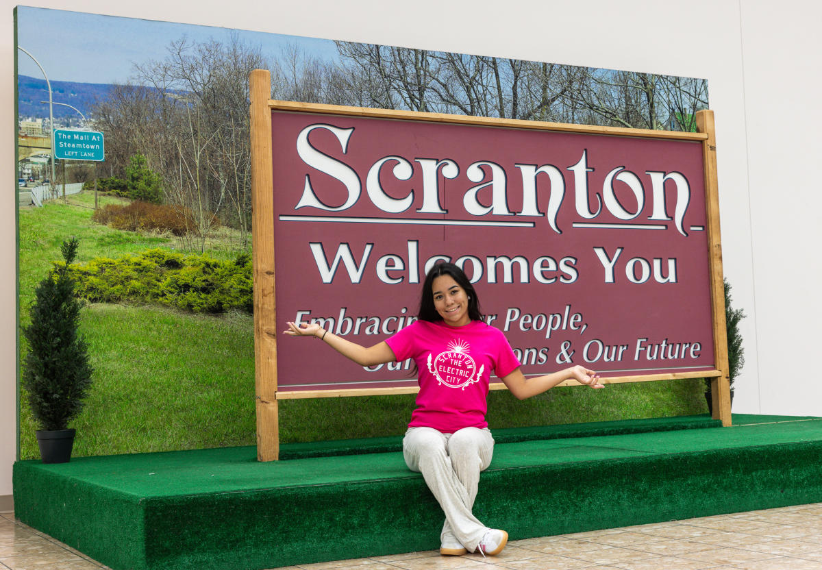 Scranton Welcomes You Sign | Iconic Office TV Landmark