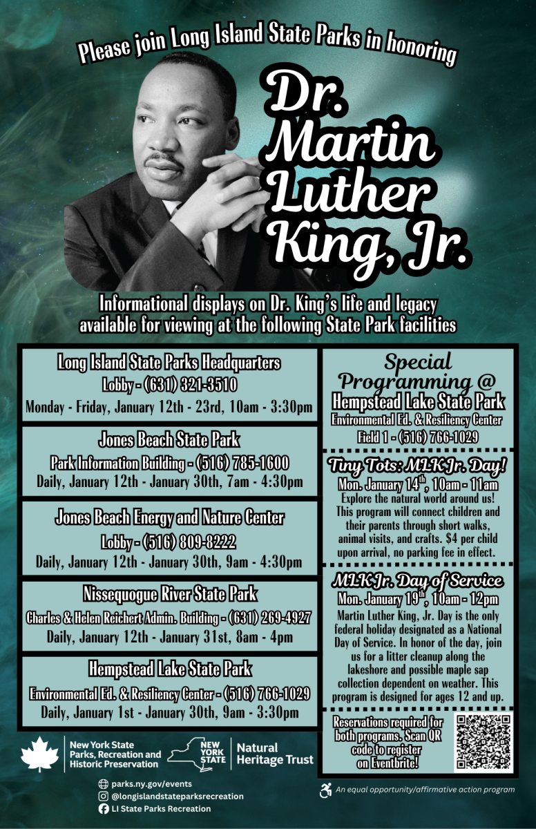 Long Island State Parks Celebrates Dr. Martin Luther King, Jr.