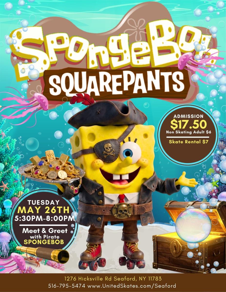 Pirate Spongebob Skate Party