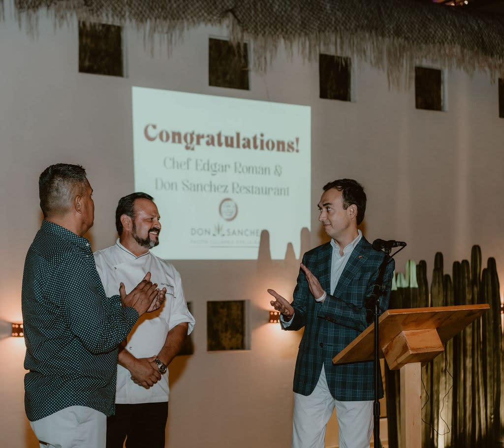 Don Sanchez & Chef EdgarRomán are recognized with the prestigious ...