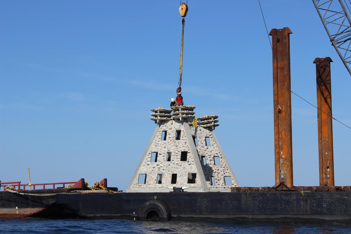 5 Super Reefs Deployed off Panama City Beach