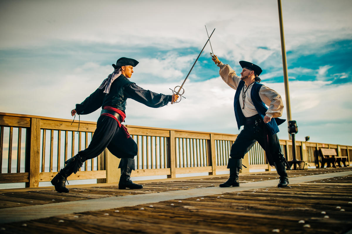pirate sword fighting