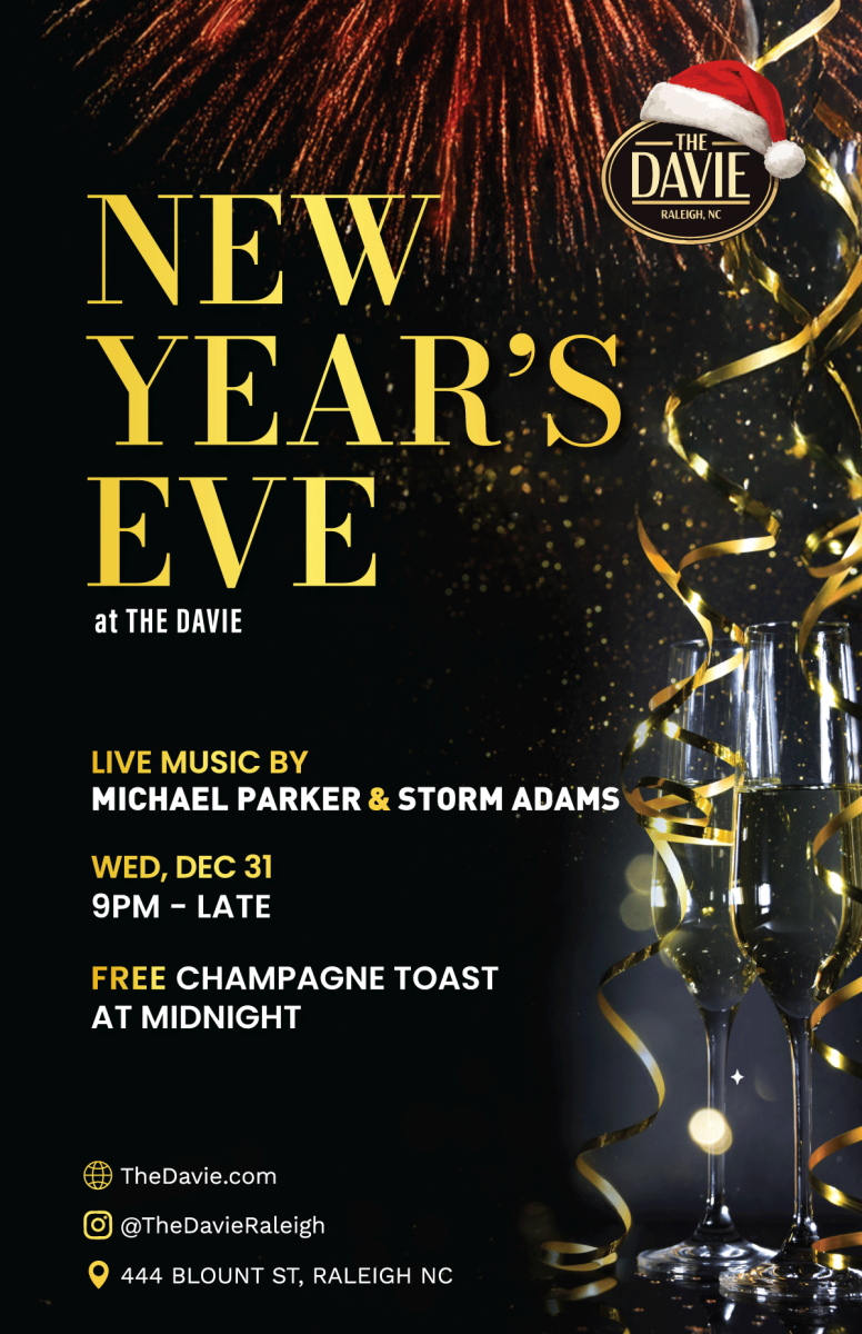 New Year’s Eve at The Davie with Michael Parker & Storm Adams | Raleigh ...
