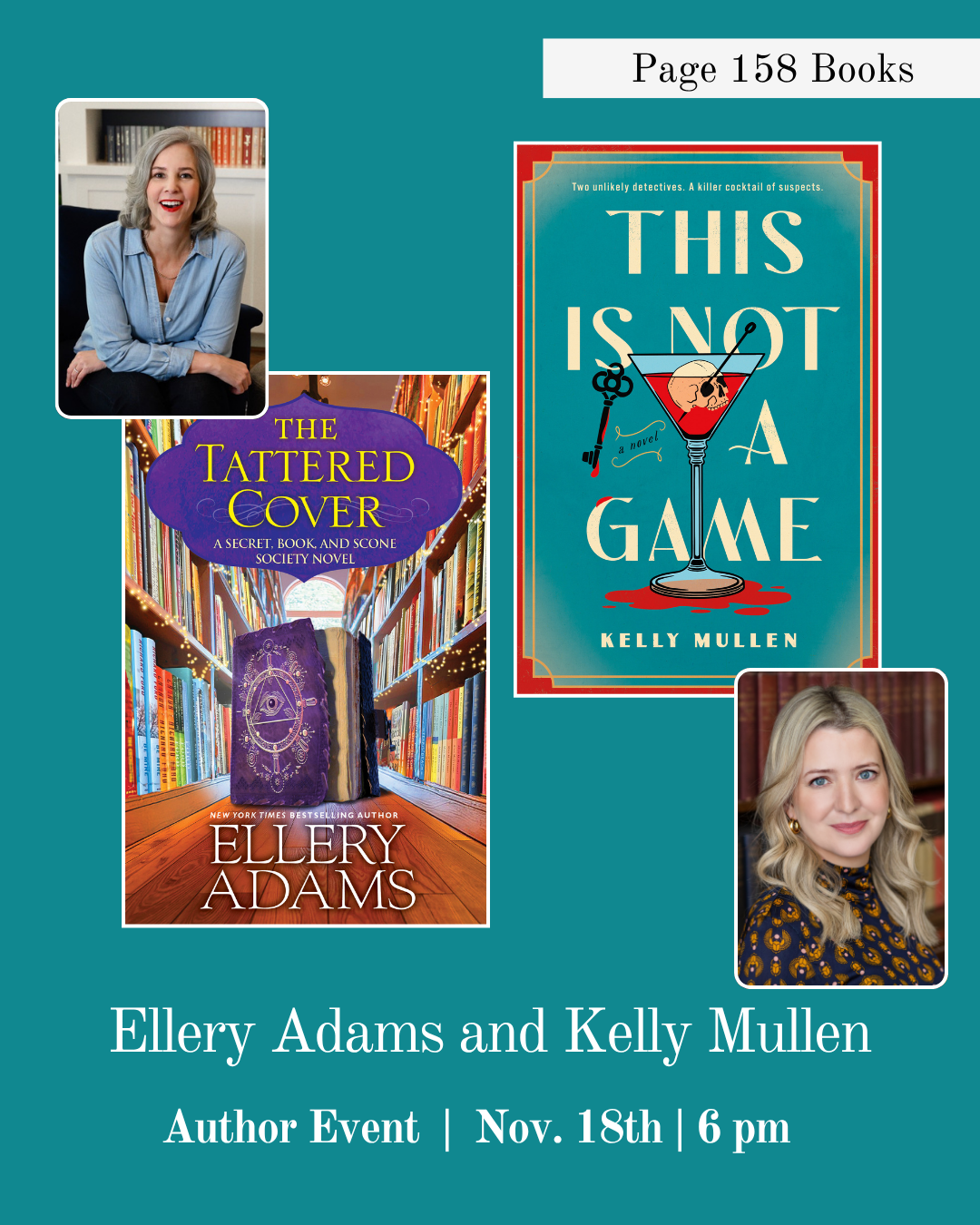 Author Event: Ellery Adams and Kelly Mullen | Wake Forest, NC 27587