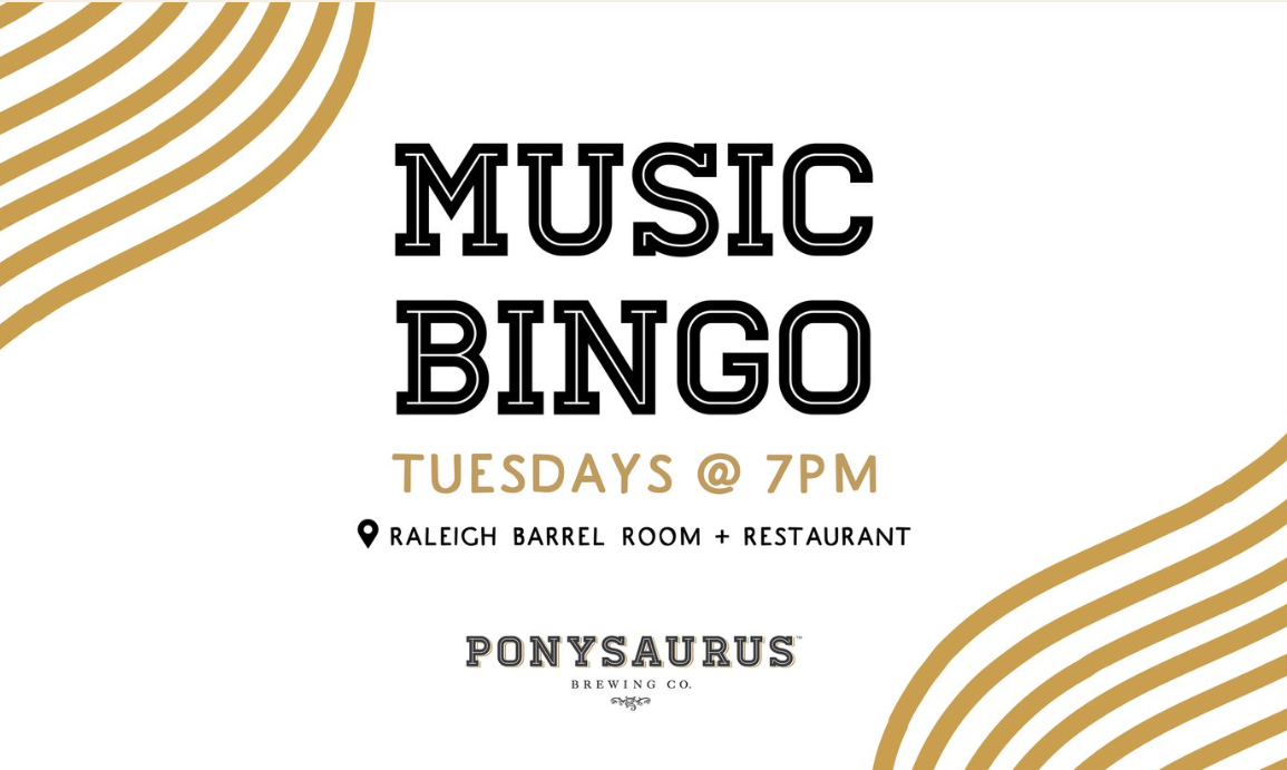 Music Bingo at Ponysaurus Brewing | Raleigh, NC 27604