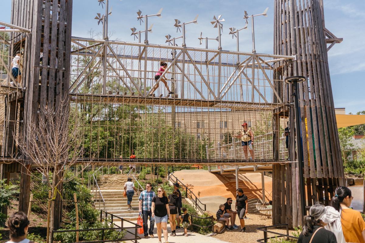 Ready, Set, Play: Gipson Play Plaza Opening at Dix Park in Raleigh, N.C.