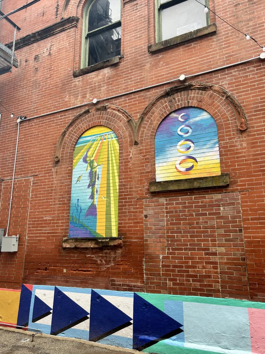 2023 Jenny Mathews Art Alley Mini Mural