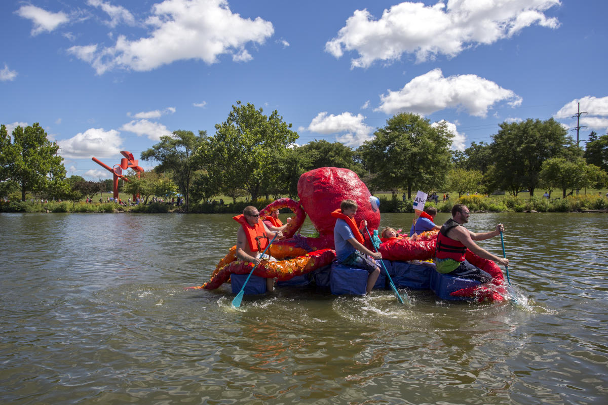 how to make a pallet raft