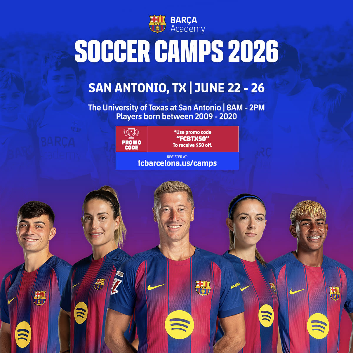 FC Barcelona Soccer Camp - San Antonio 2026