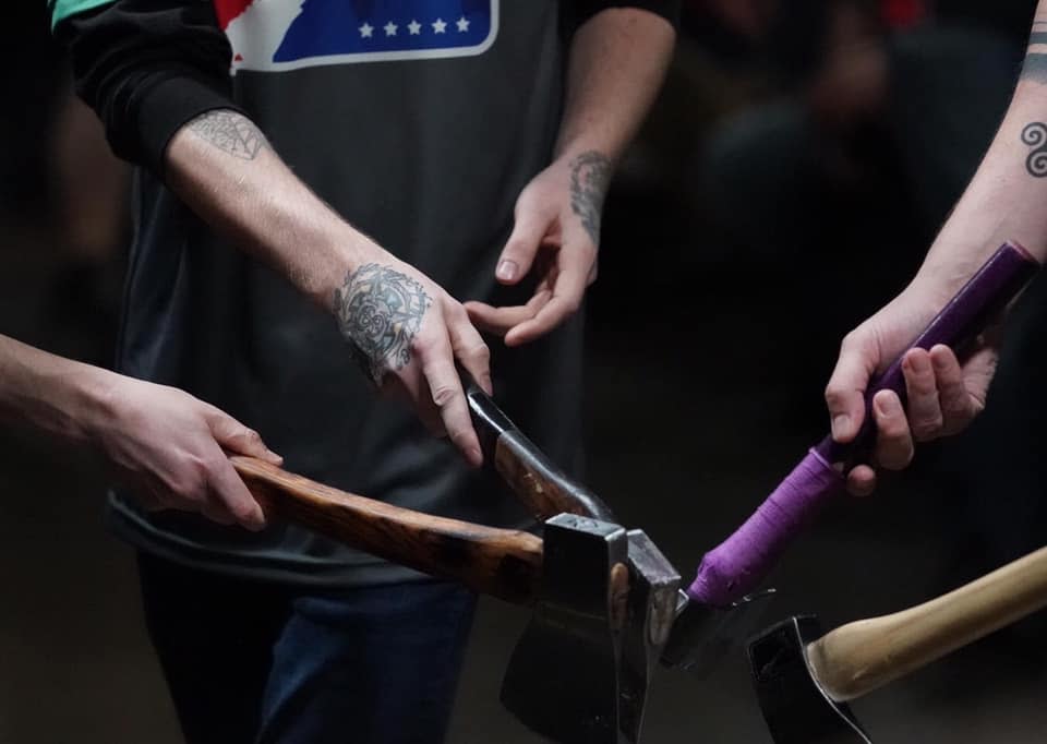 Find a Target, and Aim with Splitting Edge Axe Throwing